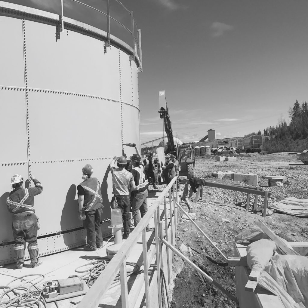 Field Erected Tanks for the Oil and Gas Industry - Lindberg Construction